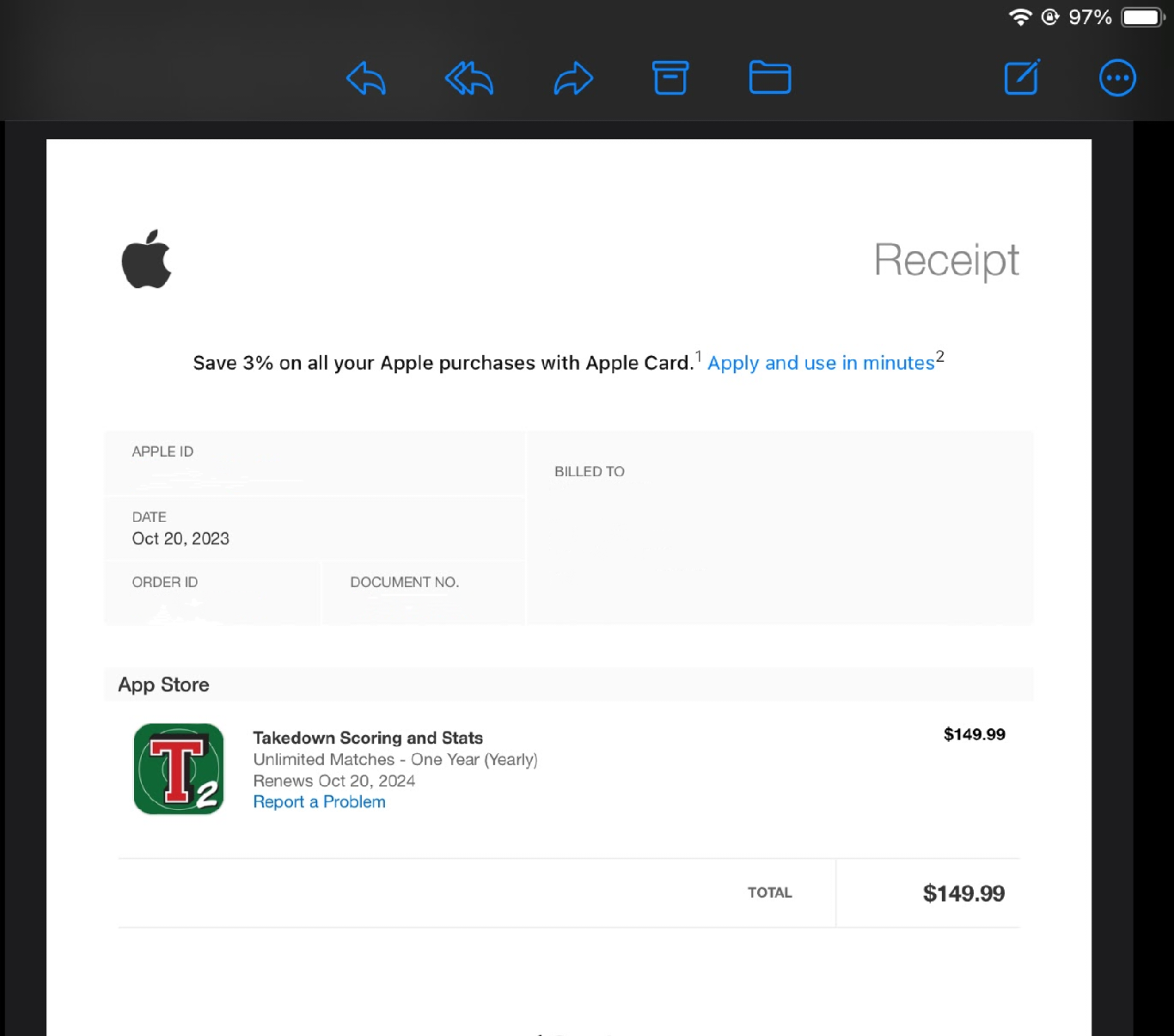 Confirmation Email from Apple – LevelChanger Help Center